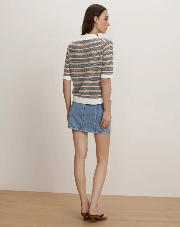 Veronica Beard Marquita Denim Mini Skirt