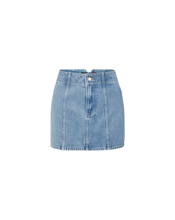 Veronica Beard Marquita Denim Mini Skirt