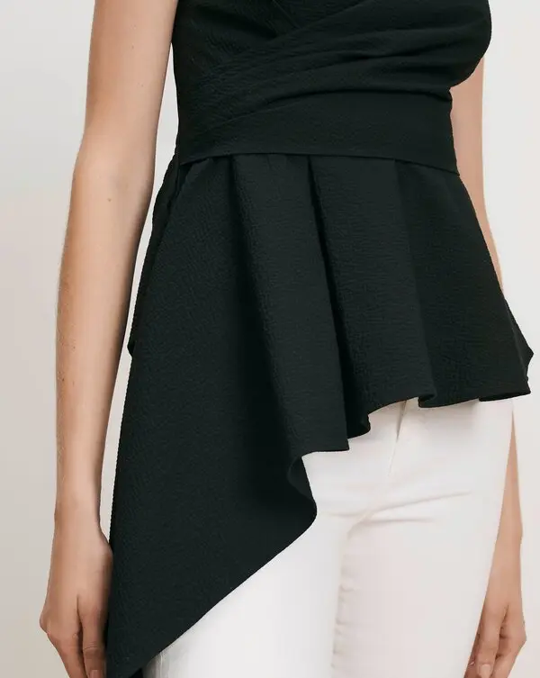 Veronica Beard Solange Wrap Top
