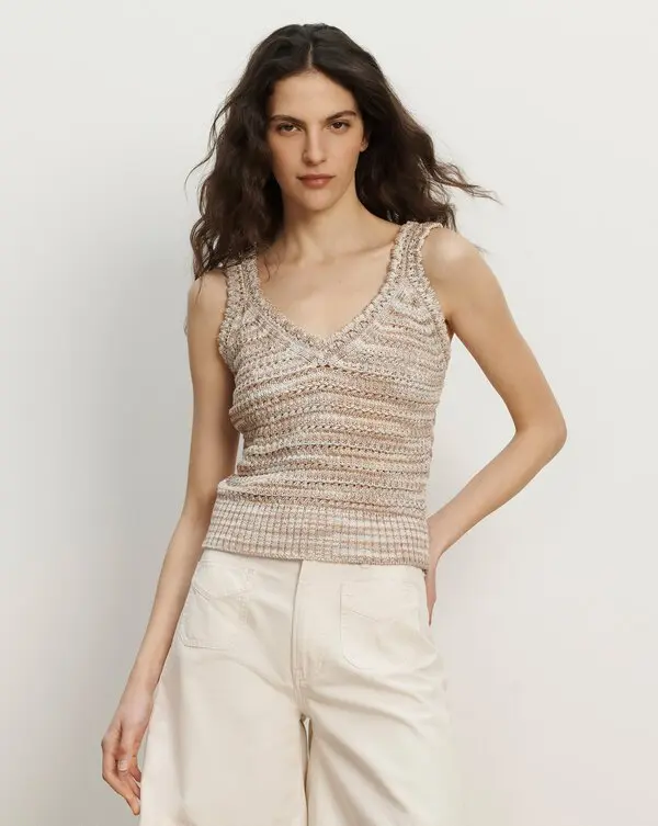 Veronica Beard Selwyn Knit Tank Top