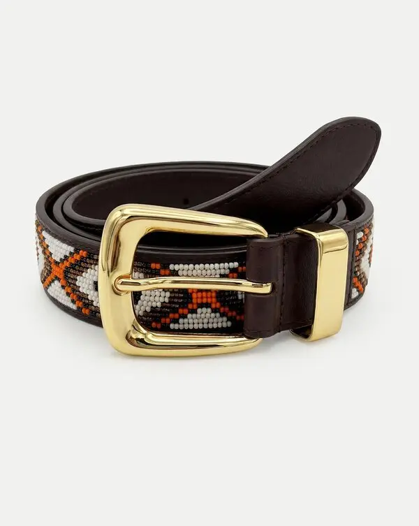 Veronica Beard Arch Beaded Belt