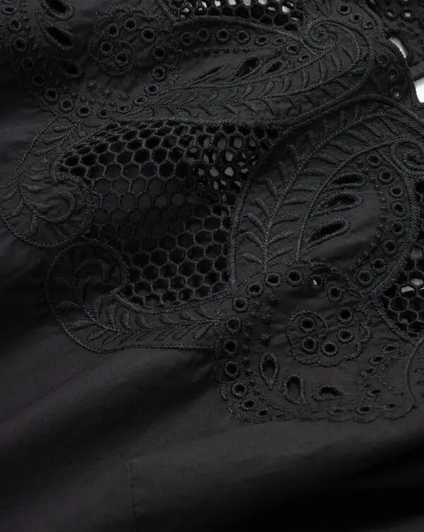 Veronica Beard Errol Embroidered Top