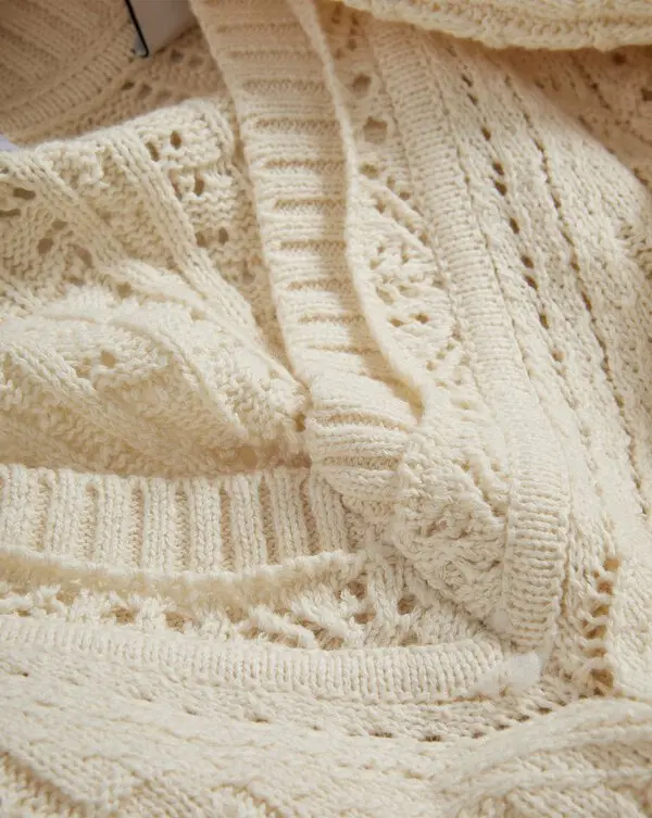 Veronica Beard Deveraux Pointelle Sweater
