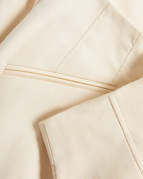 Veronica Beard Cassidee Wide-leg Pant - Ecru