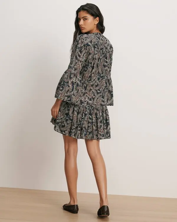 Veronica Beard Novessa Paisley Mini Dress