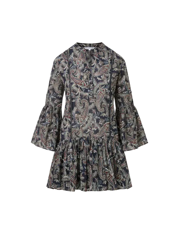 Veronica Beard Novessa Paisley Mini Dress