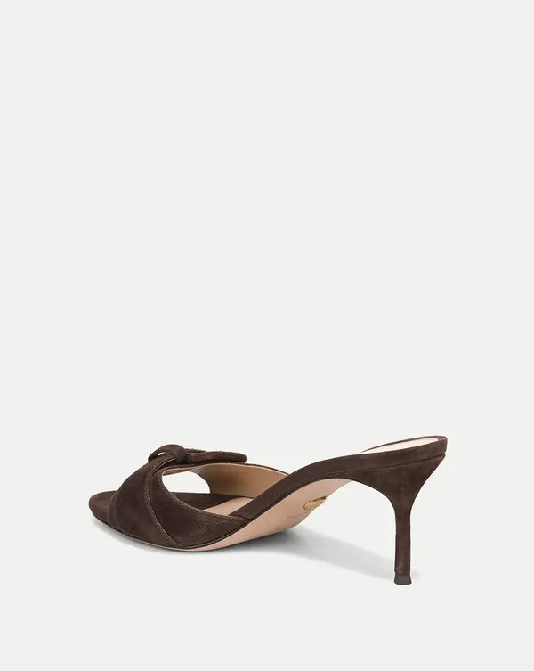 Veronica Beard Tia Buckle Sandal - Espresso