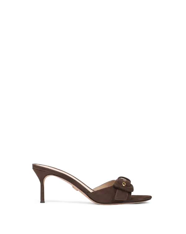 Veronica Beard Tia Buckle Sandal - Espresso