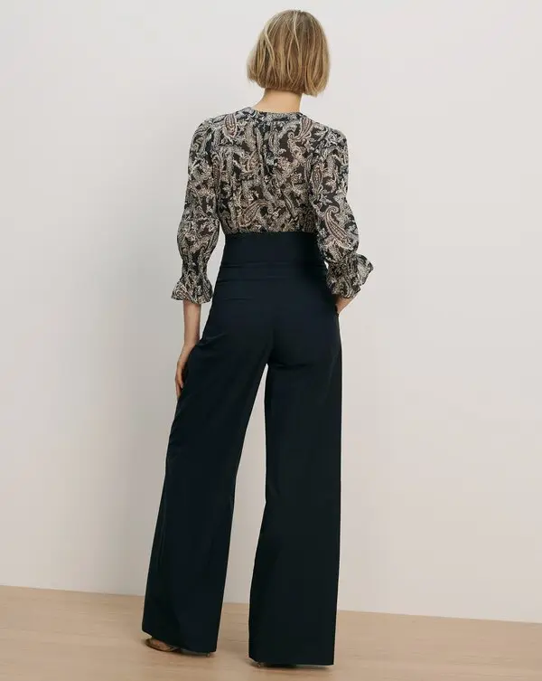 Veronica Beard Ashlynn Paisley Blouse