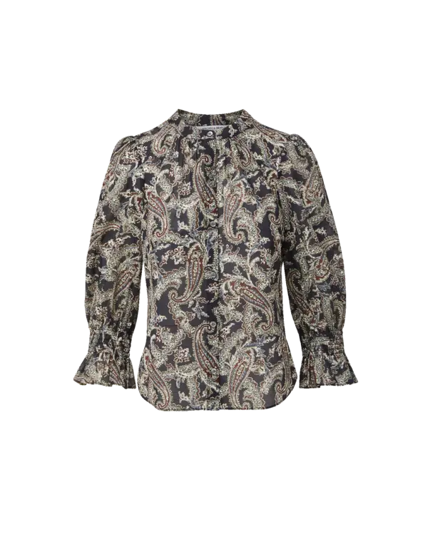 Veronica Beard Ashlynn Paisley Blouse