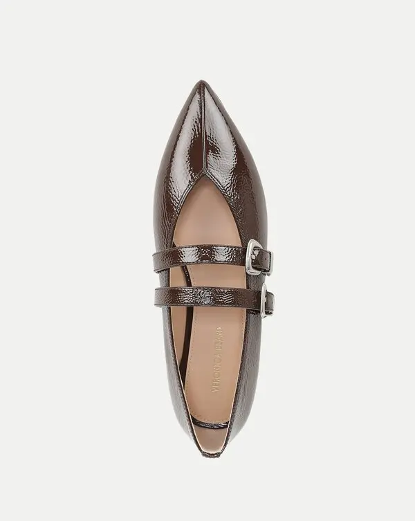 Veronica Beard Bancroft Leather Mary Jane Flat