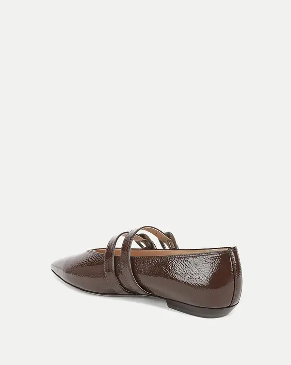 Veronica Beard Bancroft Leather Mary Jane Flat
