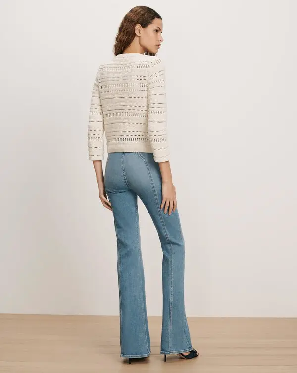 Veronica Beard Bellingham Pointelle Cardigan