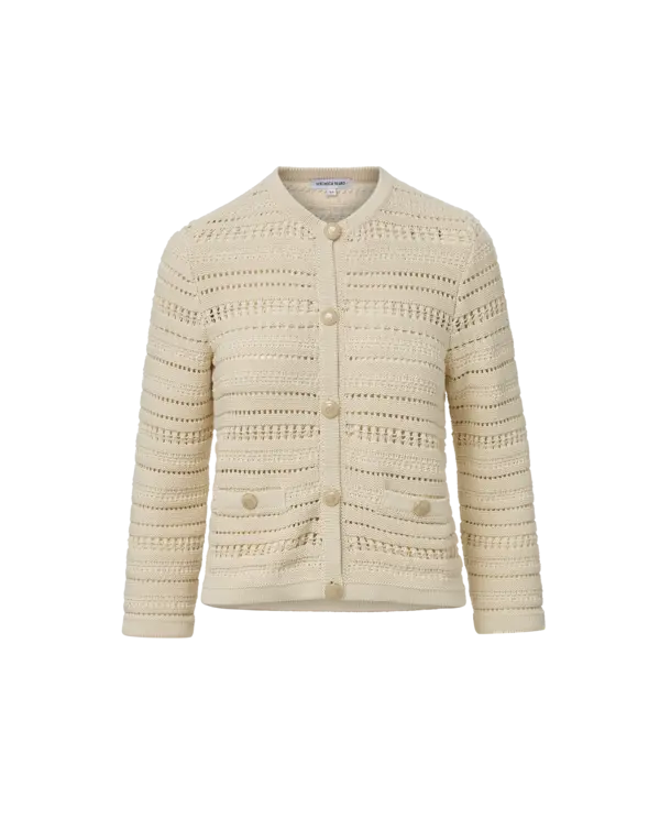 Veronica Beard Bellingham Pointelle Cardigan