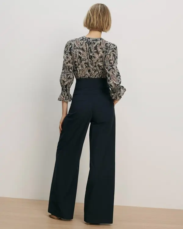 Veronica Beard Allman Wide-leg Pant