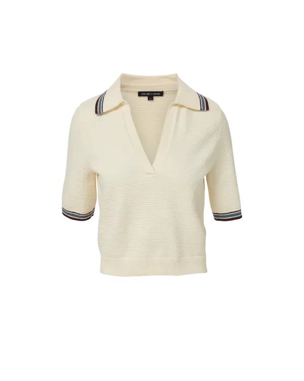 Veronica Beard Quinelle Knit Polo