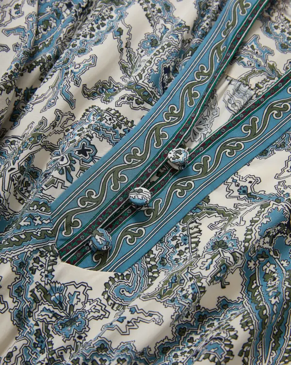 Veronica Beard Sama Paisley Maxi Dress
