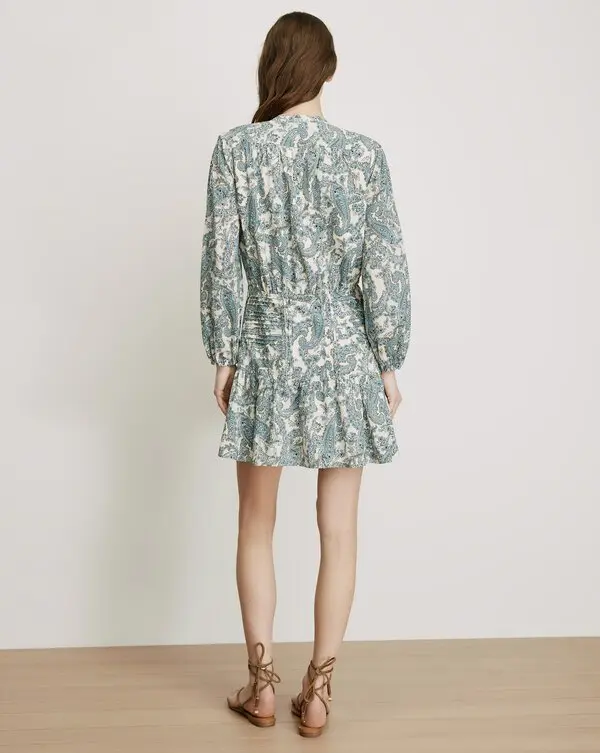 Veronica Beard Rivendell Silk-blend Mini Dress