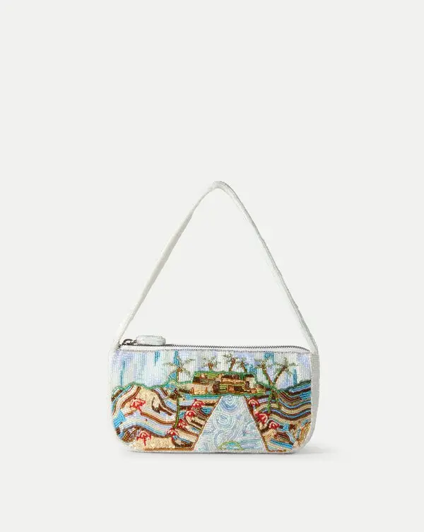 Veronica Beard Pauline Beaded Shoulder Bag