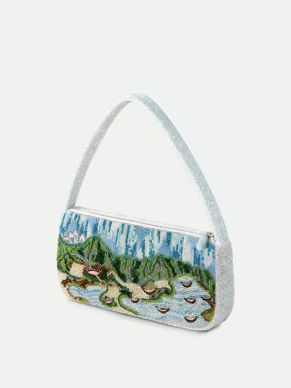 Veronica Beard Pauline Beaded Shoulder Bag