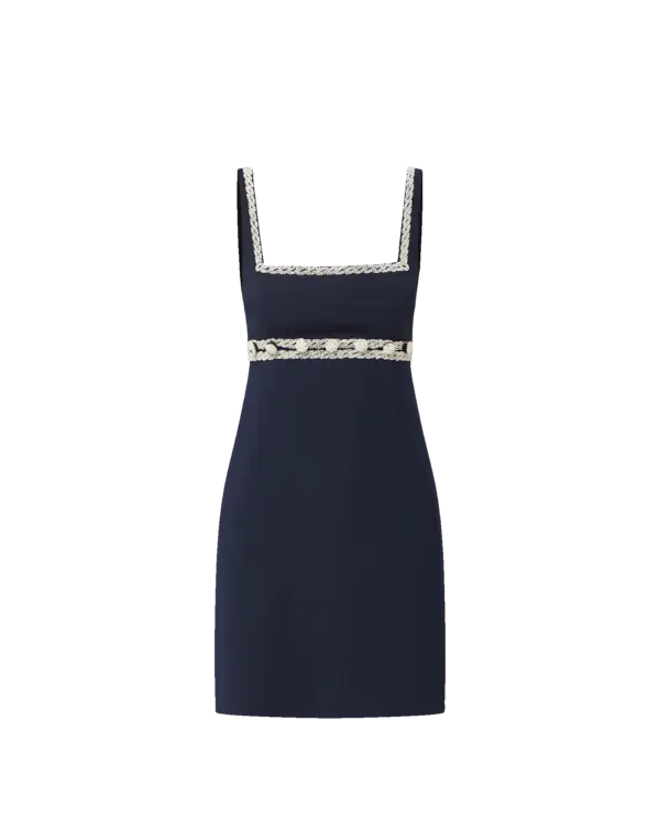Veronica Beard Lunette Beaded Mini Dress