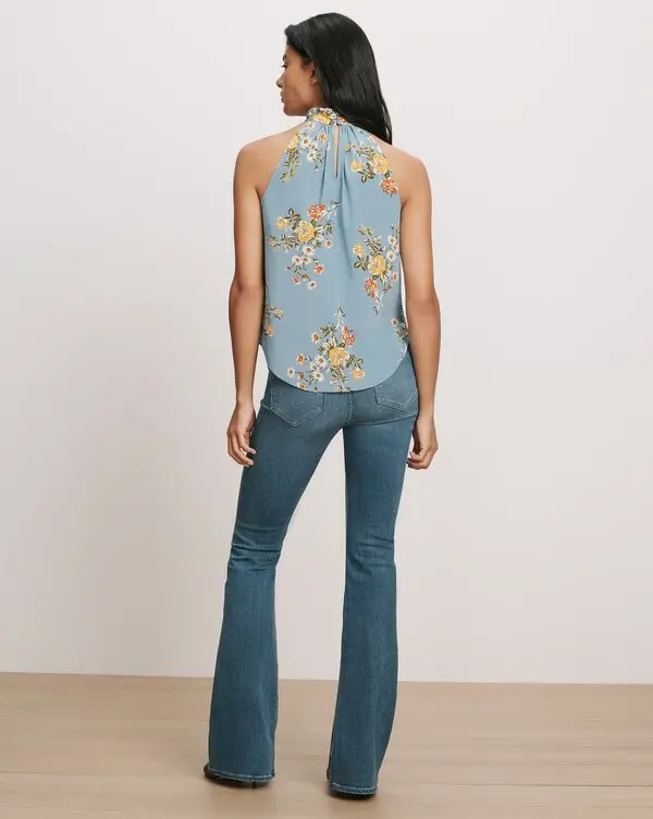 Veronica Beard Kovi Floral Halter Top