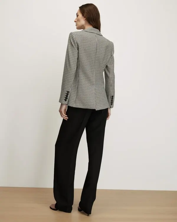 Veronica Beard Healy Houndstooth Dickey Jacket