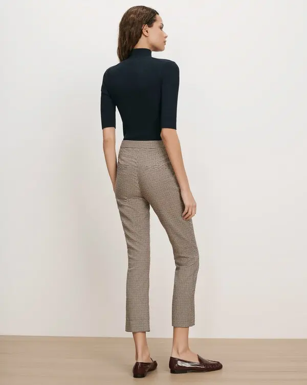 Veronica Beard Arte Kick-flare Pant Rust Navy Multi