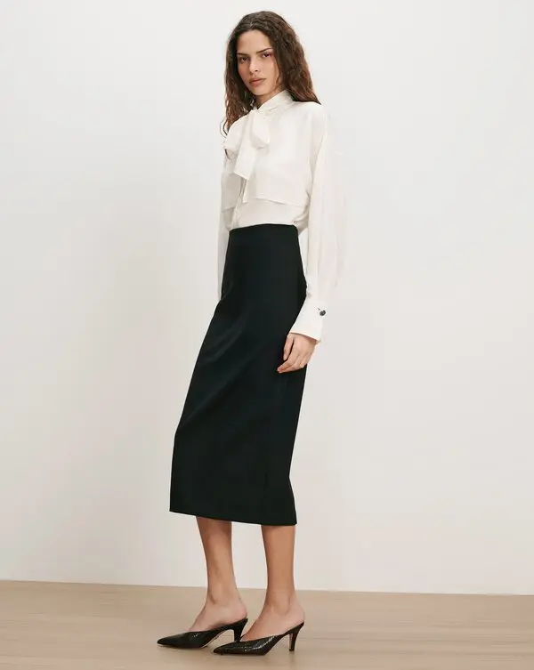 Veronica Beard Holmes Midi Skirt