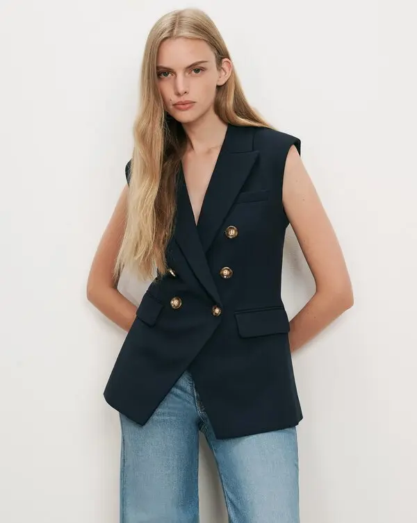 Veronica Beard Miller Tailored Vest