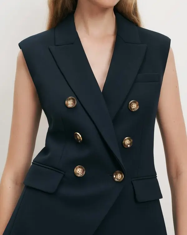 Veronica Beard Miller Tailored Vest