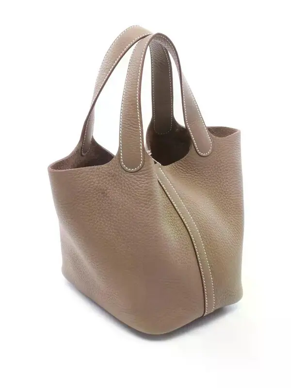 Hermès 2025 Clemence Picotin Lock 18 Handbag - Brown
