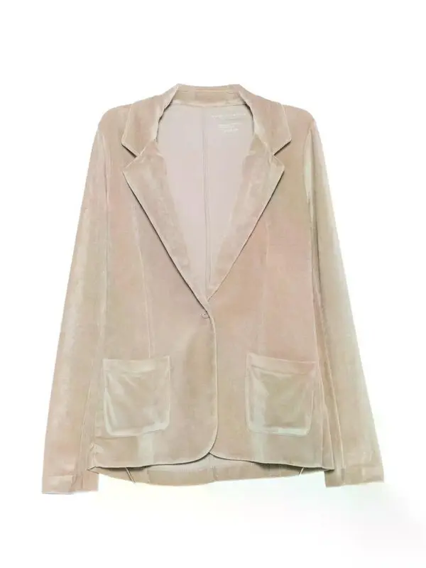 Majestic Filatures Velvet Single-breasted Blazer - Neutrals