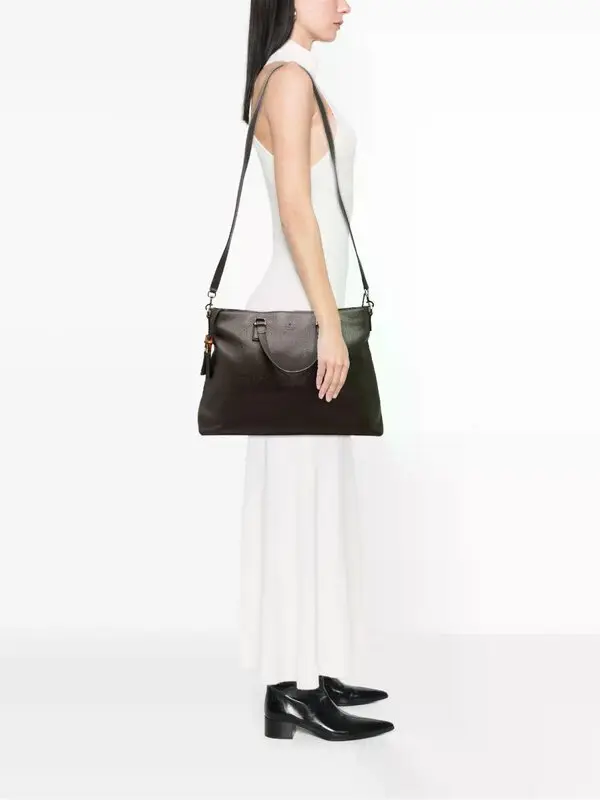 Gucci 2000-2015 Calfskin Bamboo Tassel Satchel
