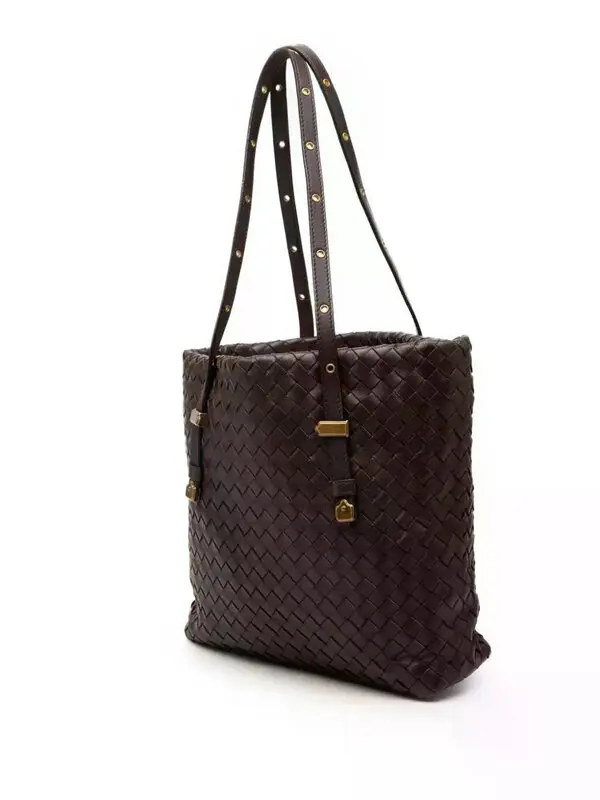 Bottega Veneta 2007 Small Nappa Intrecciato Tote Bag
