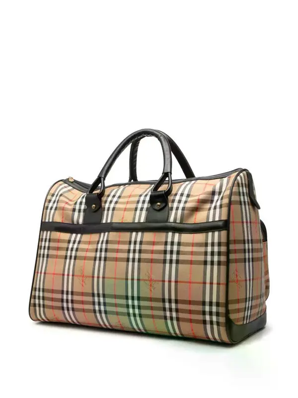 Burberry 2000-2017 Haymarket Check Canvas Travel Bag