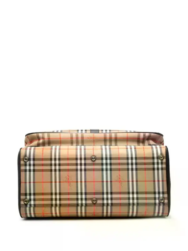 Burberry 2000-2017 Haymarket Check Canvas Travel Bag