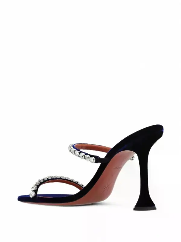Amina Muaddi Gigi Crystal-embellished Sandals