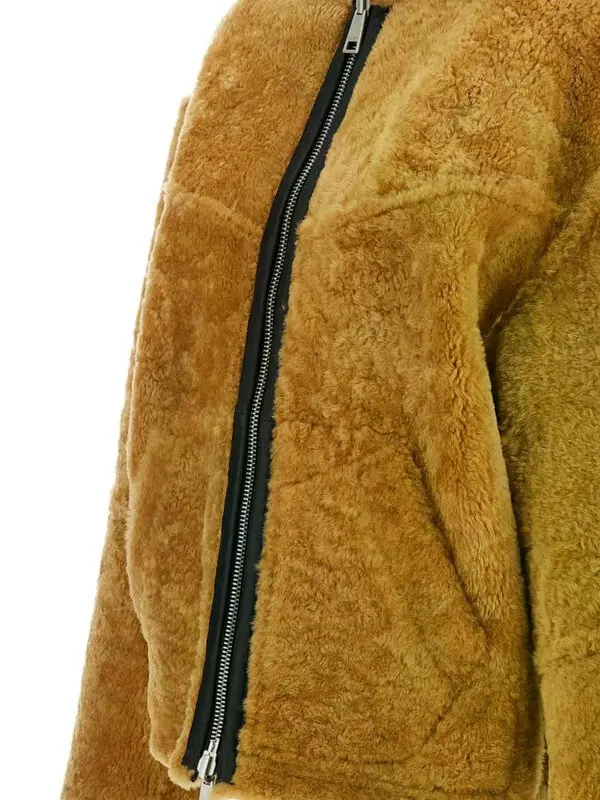 HALFBOY Reversible Hooded Shearling Jacket
