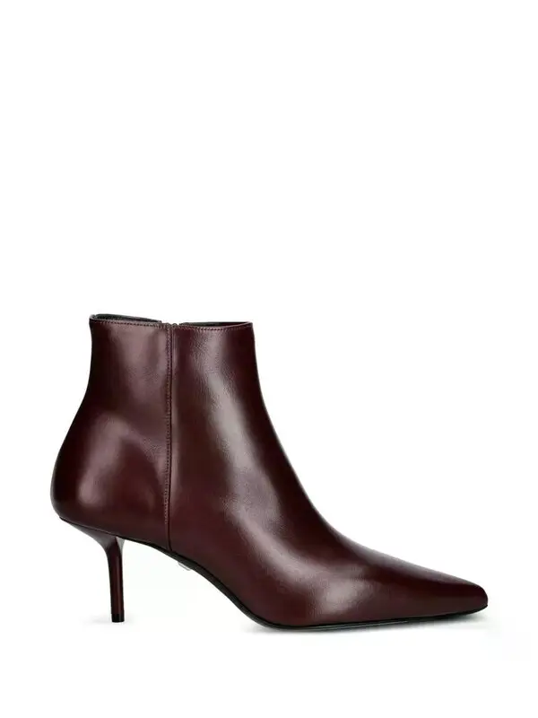 Max Mara Pointed-toe Calf Leather Ankle Boots
