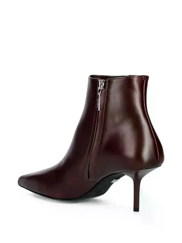 Max Mara Pointed-toe Calf Leather Ankle Boots
