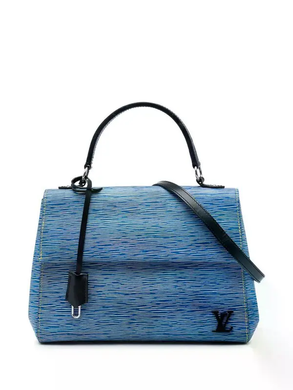 LOUIS VUITTON 2017 Epi Denim Cluny Mm Satchel
