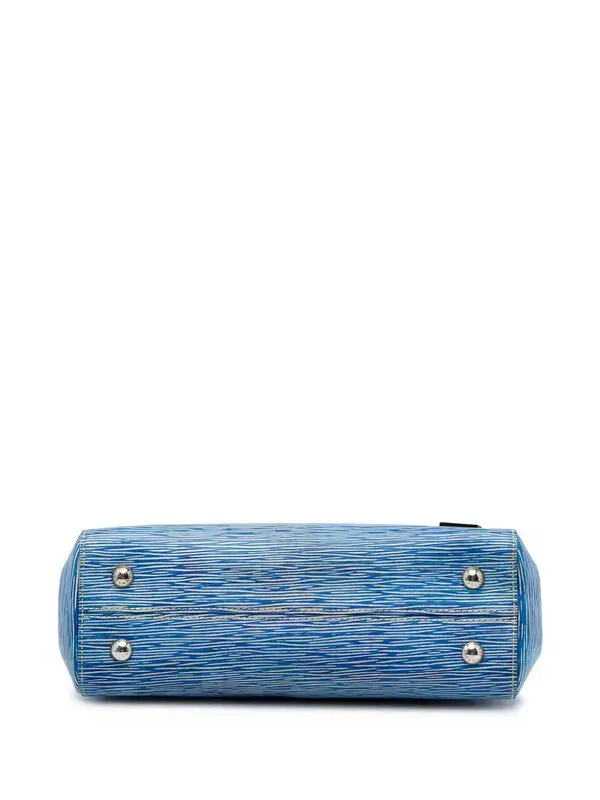 LOUIS VUITTON 2017 Epi Denim Cluny Mm Satchel
