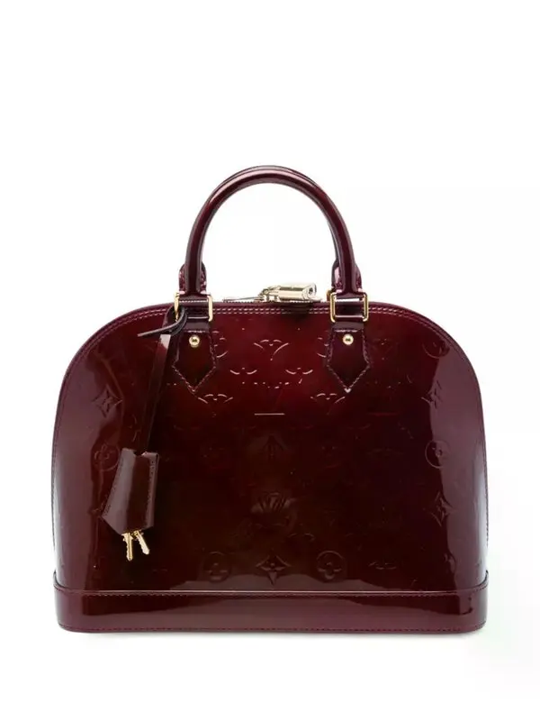 LOUIS VUITTON 2012 Monogram Vernis Alma Pm Handbag