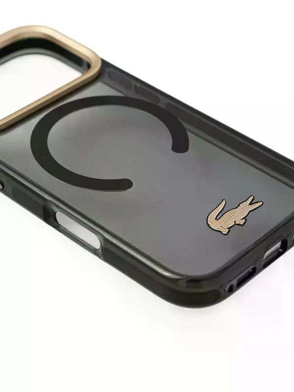 Lacoste Logo-plaque Translucent Iphone Case