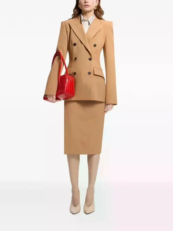 Elie Saab Double-breasted Peak-lapels Blazer