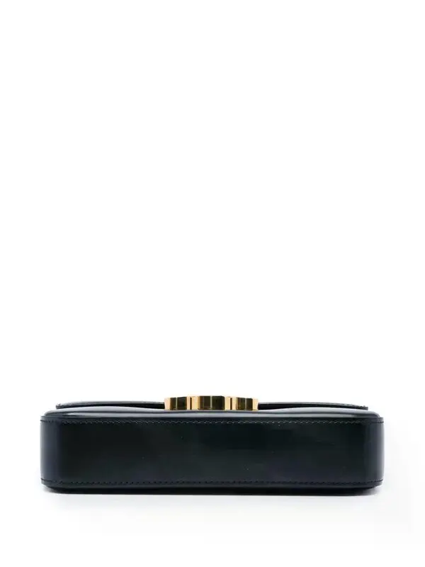 Celine 2021 Shiny Calfskin Triomphe Claude Shoulder Bag