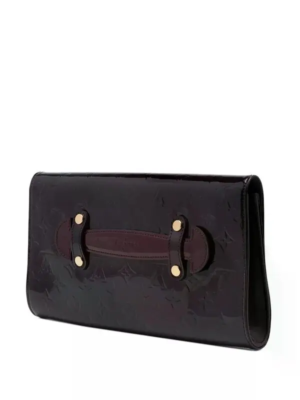 LOUIS VUITTON 2011 Monogram Vernis Robertson Clutch Bag - Purple