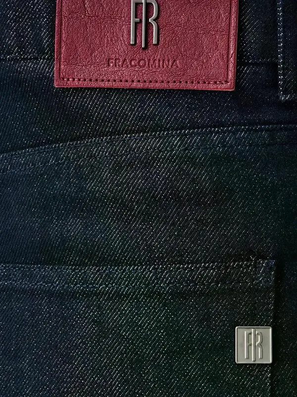 FRACOMINA Coated Balloon-fit Jeans