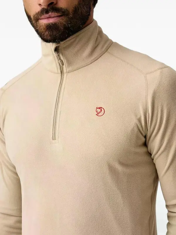 Fjallraven Pine Logo-embroidered Half-zip Sweatshirt